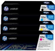 Kompatibel HP 125A Cyan Toner 1400 Sider - Hp Color Laserjet CP1215 ...
